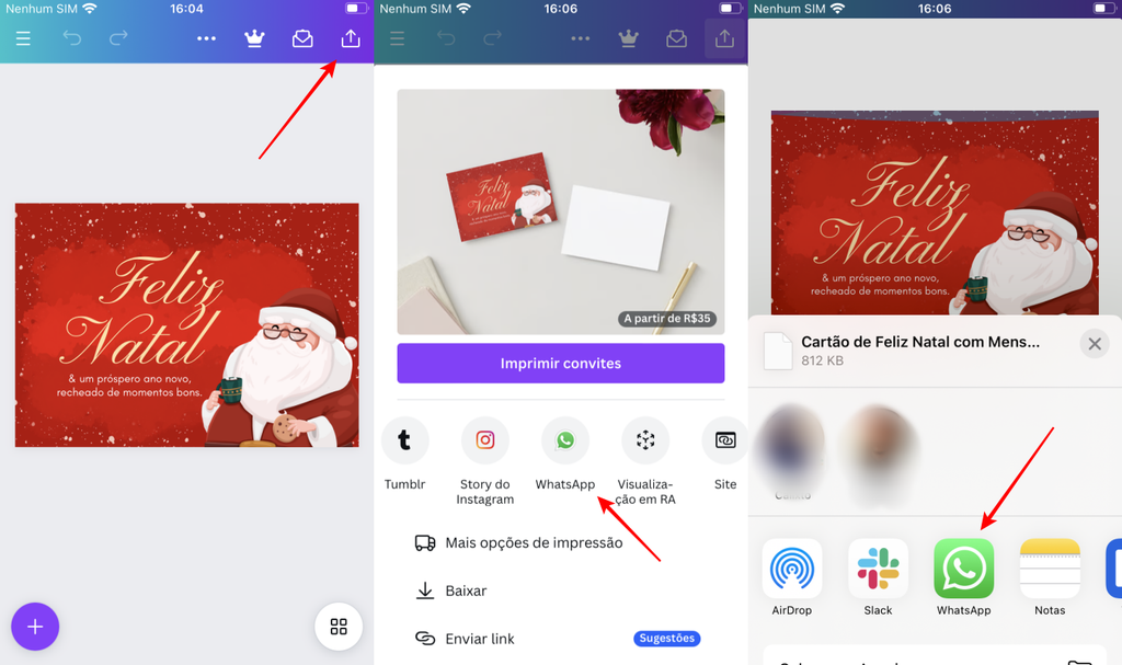 Mundo Positivo » Como fazer um cartão de Natal e Boas Festas para WhatsApp - Mundo Positivo